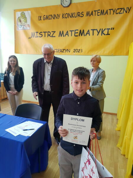 LAUREACI GMINNEGO KONKURSU MATEMATYCZNEGO LAUREACI GMINNEGO KONKURSU MATEMATYCZNEGO